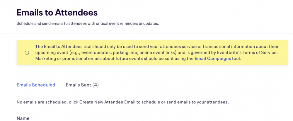 How To Email Attendees After An Event Using Eventbrite Sleon